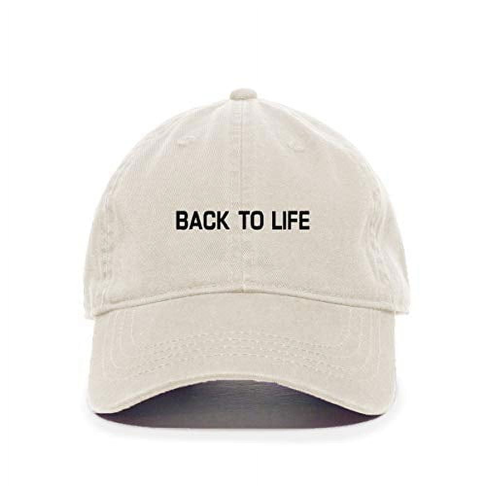 Tech Design Back to Life Baseball Cap Embroidered Cotton Adjustable Dad ...