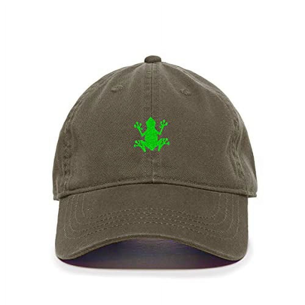 Tech Design Bullfrog Baseball Cap Embroidered Cotton Adjustable Dad Hat ...