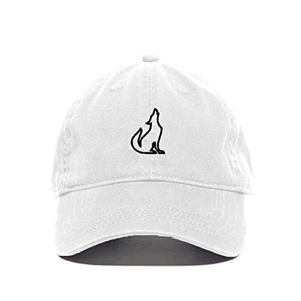 Tech Design Coyote Baseball Cap Embroidered Cotton Adjustable Dad Hat ...