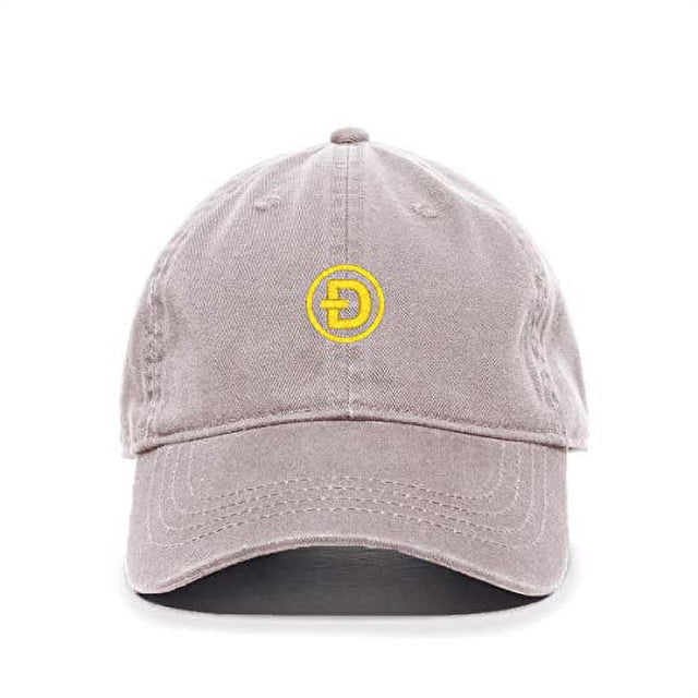 Tech Design Dogecoin D Baseball Cap Embroidered Cotton Adjustable Dad ...