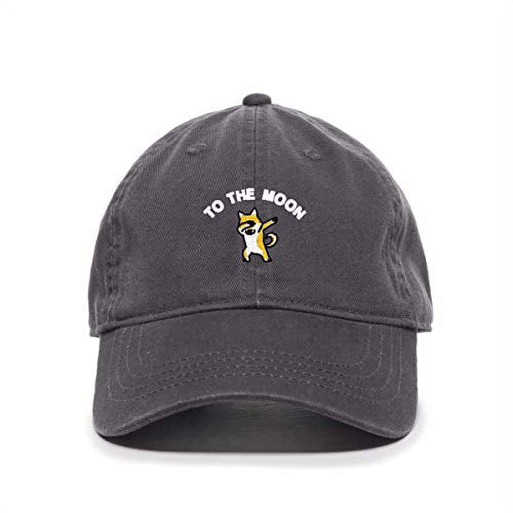 Tech Design Dogecoin to The Moon Baseball Cap Embroidered Cotton ...