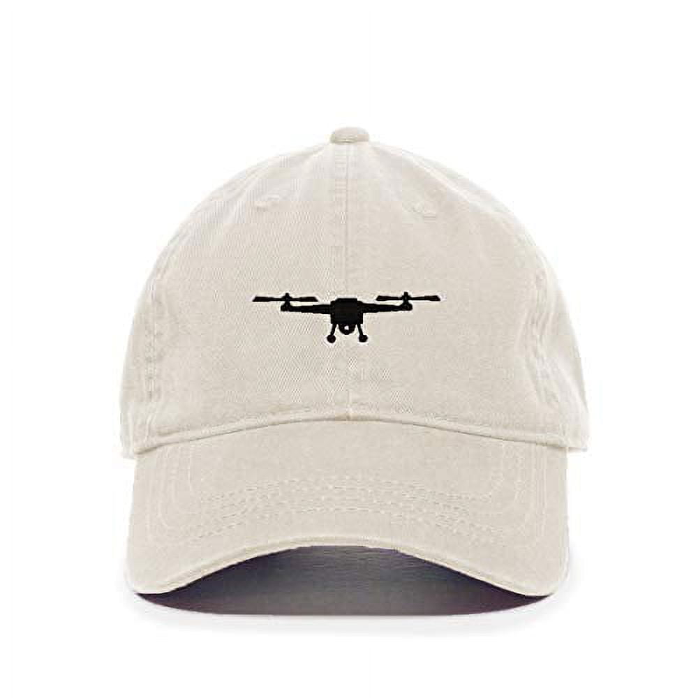 Tech Design Drone Symbol Baseball Cap Embroidered Cotton Adjustable Dad ...