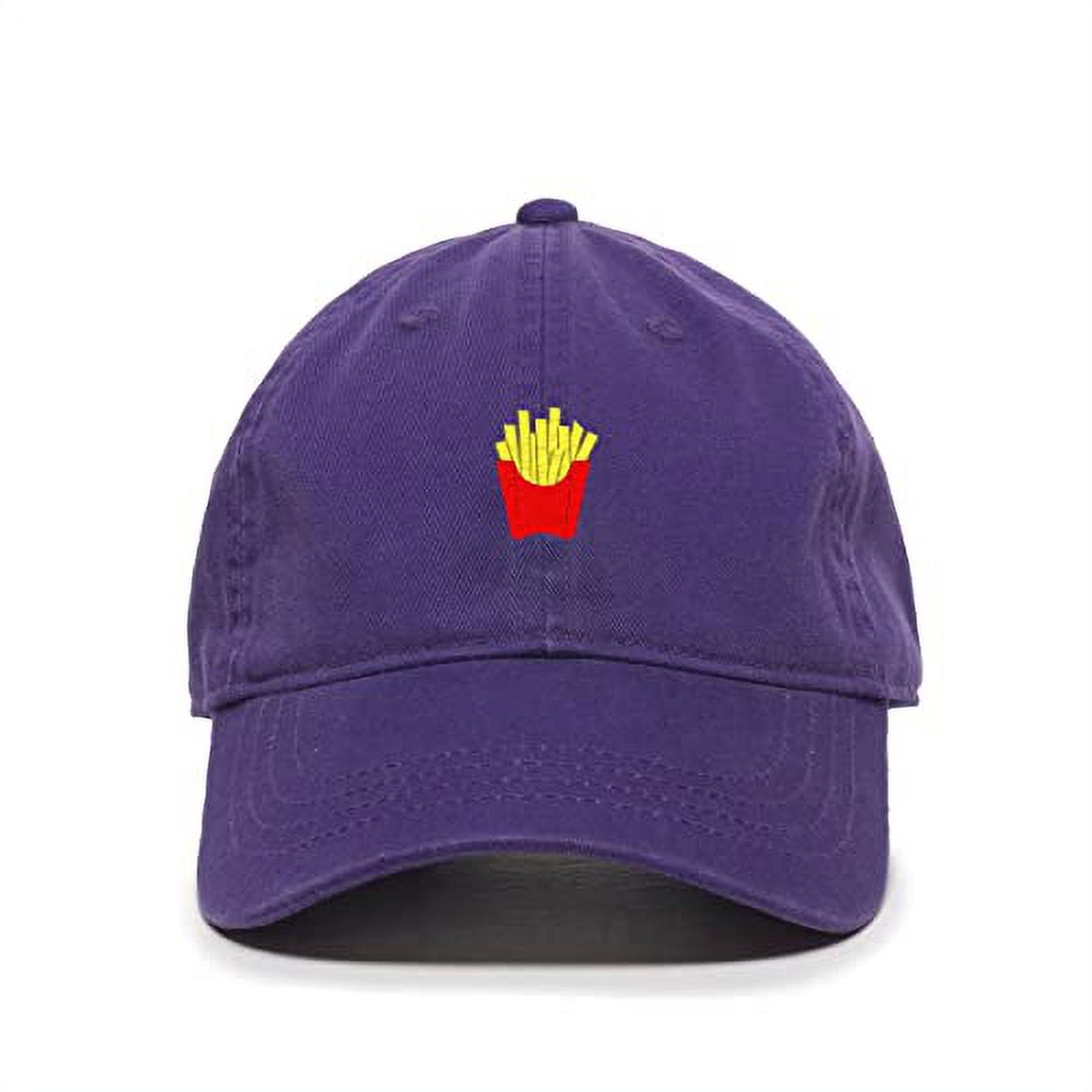 Tech Design French Fries Baseball Cap Embroidered Cotton Adjustable Dad ...