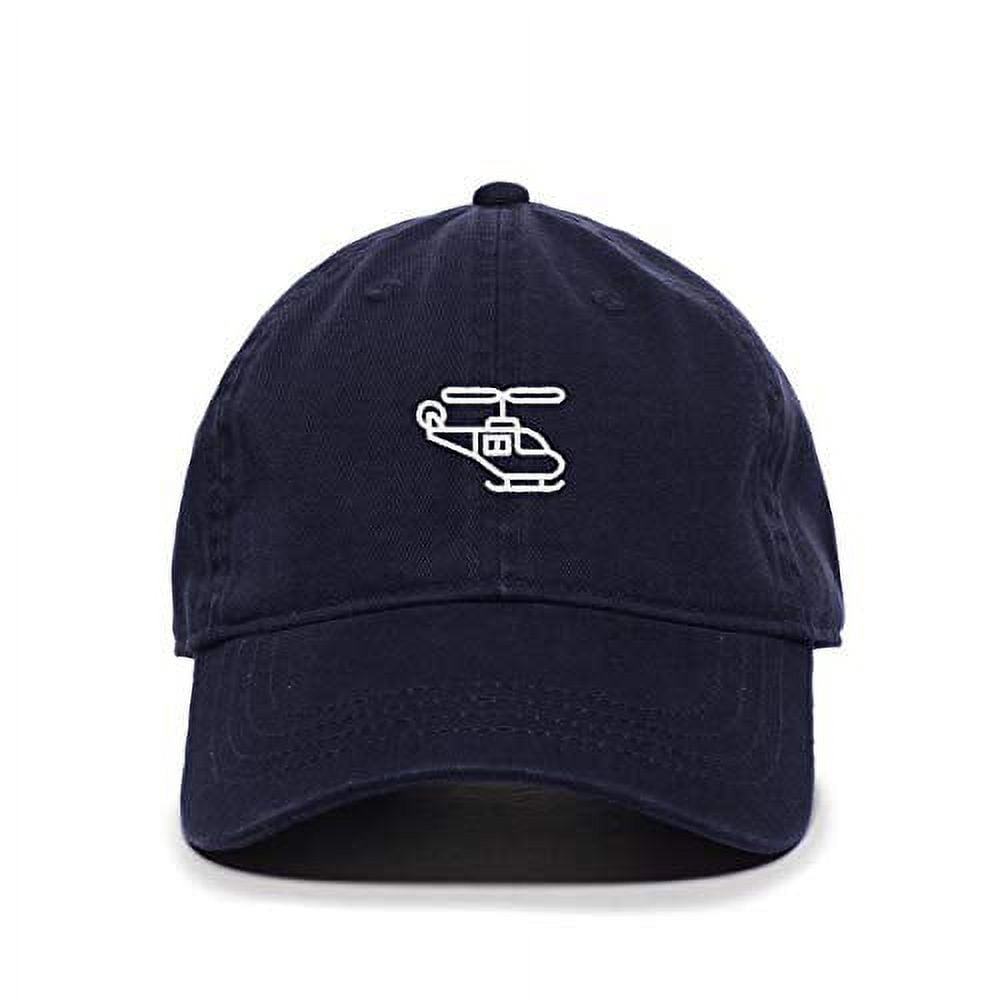 Tech Design Helicopter Baseball Cap Embroidered Cotton Adjustable Dad ...