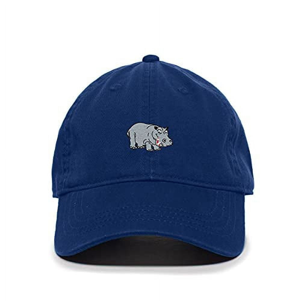 Tech Design Hippopotamus Baseball Cap Embroidered Cotton Adjustable Dad ...