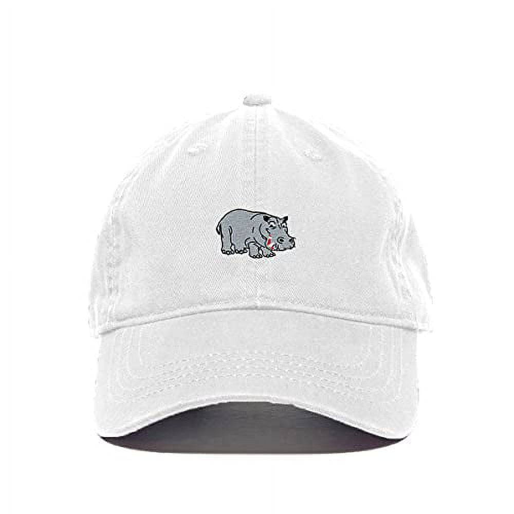 Tech Design Hippopotamus Baseball Cap Embroidered Cotton Adjustable Dad ...