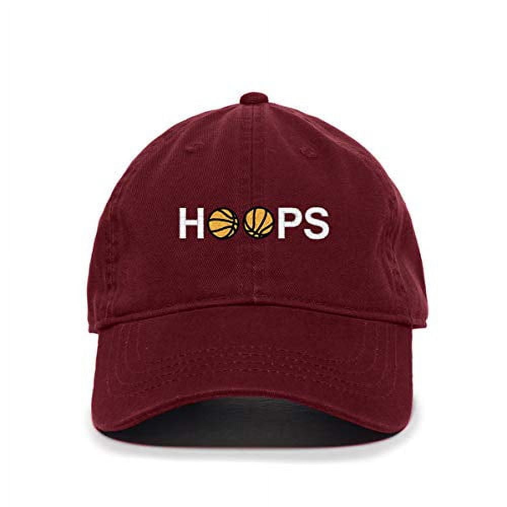 Tech Design Hoops Basketball Baseball Cap Embroidered Cotton Adjustable ...