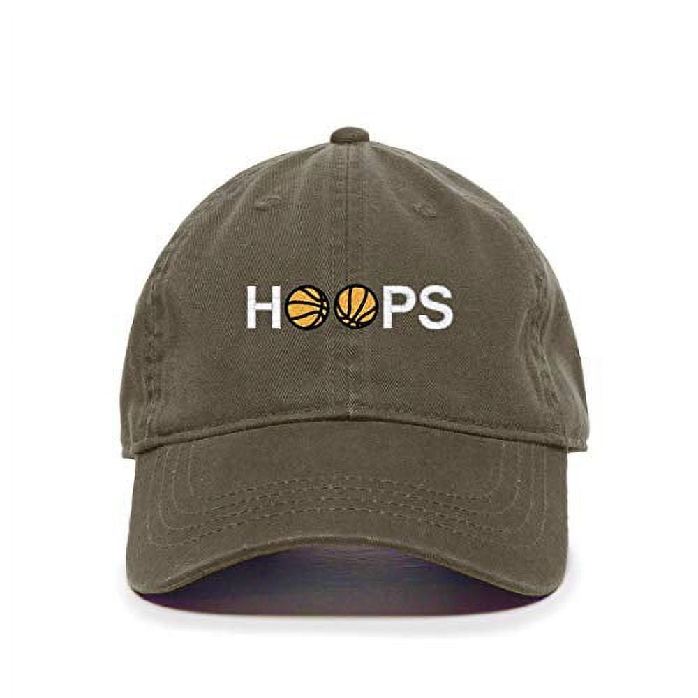Tech Design Hoops Basketball Baseball Cap Embroidered Cotton Adjustable ...