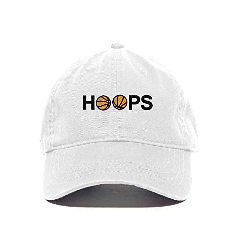 Tech Design Hoops Basketball Baseball Cap Embroidered Cotton Adjustable ...
