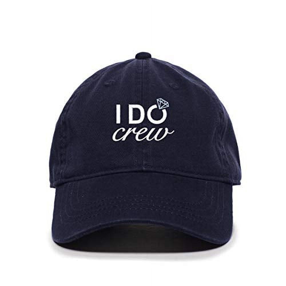 Tech Design I Do Crew Baseball Cap Embroidered Cotton Adjustable Dad ...