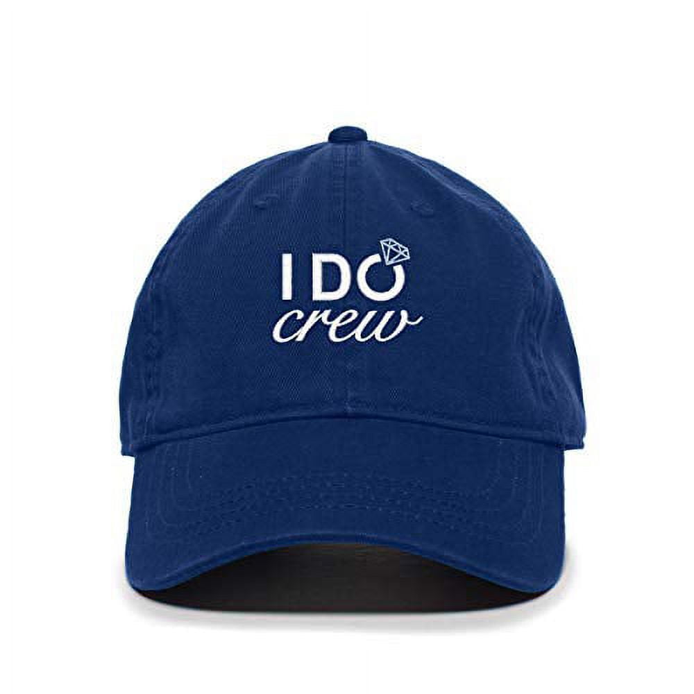 Tech Design I Do Crew Baseball Cap Embroidered Cotton Adjustable Dad ...