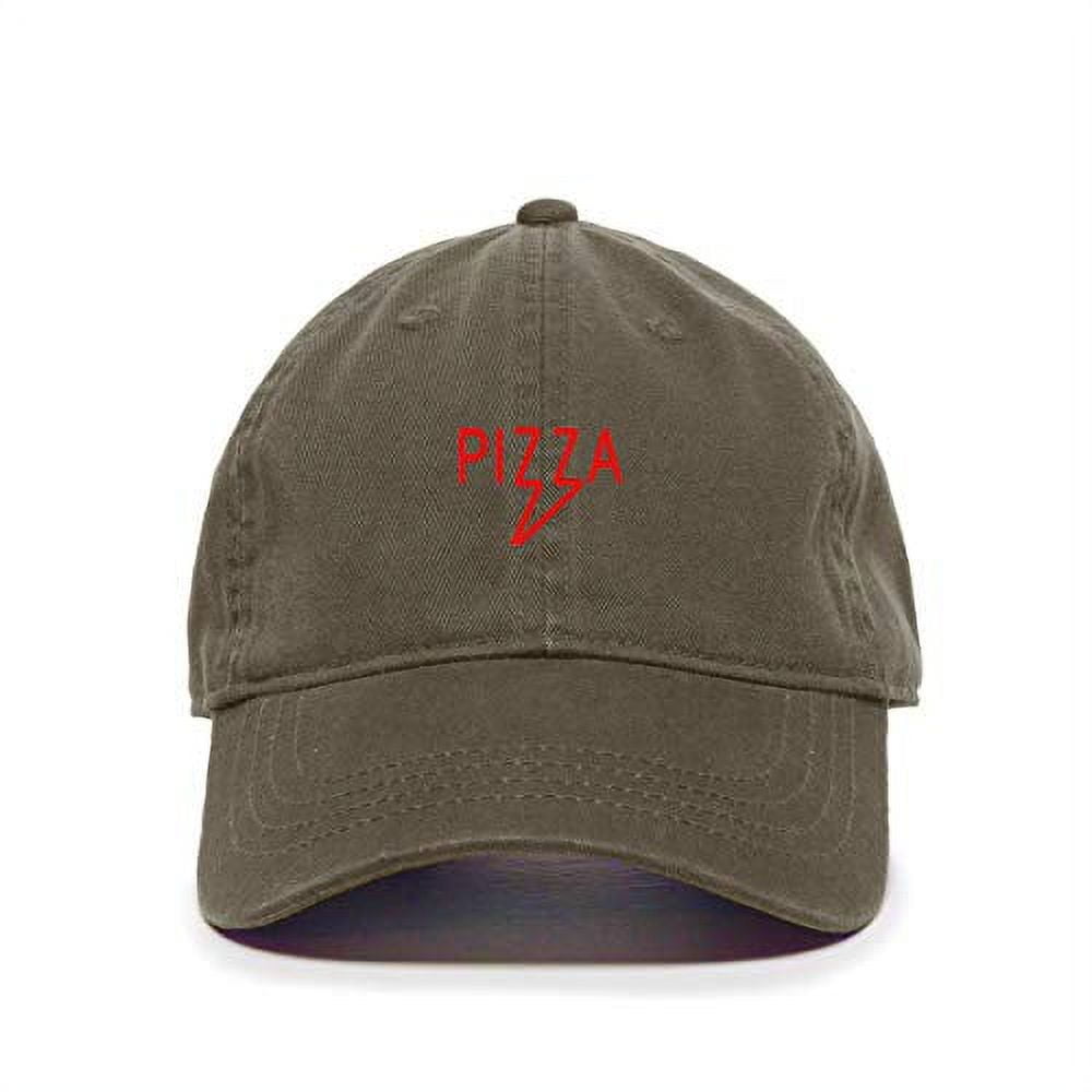 Tech Design Pizza Baseball Cap Embroidered Cotton Adjustable Dad Hat ...