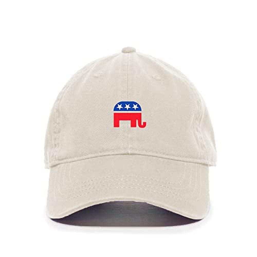 Tech Design Republican Elephant Baseball Cap Embroidered Cotton ...