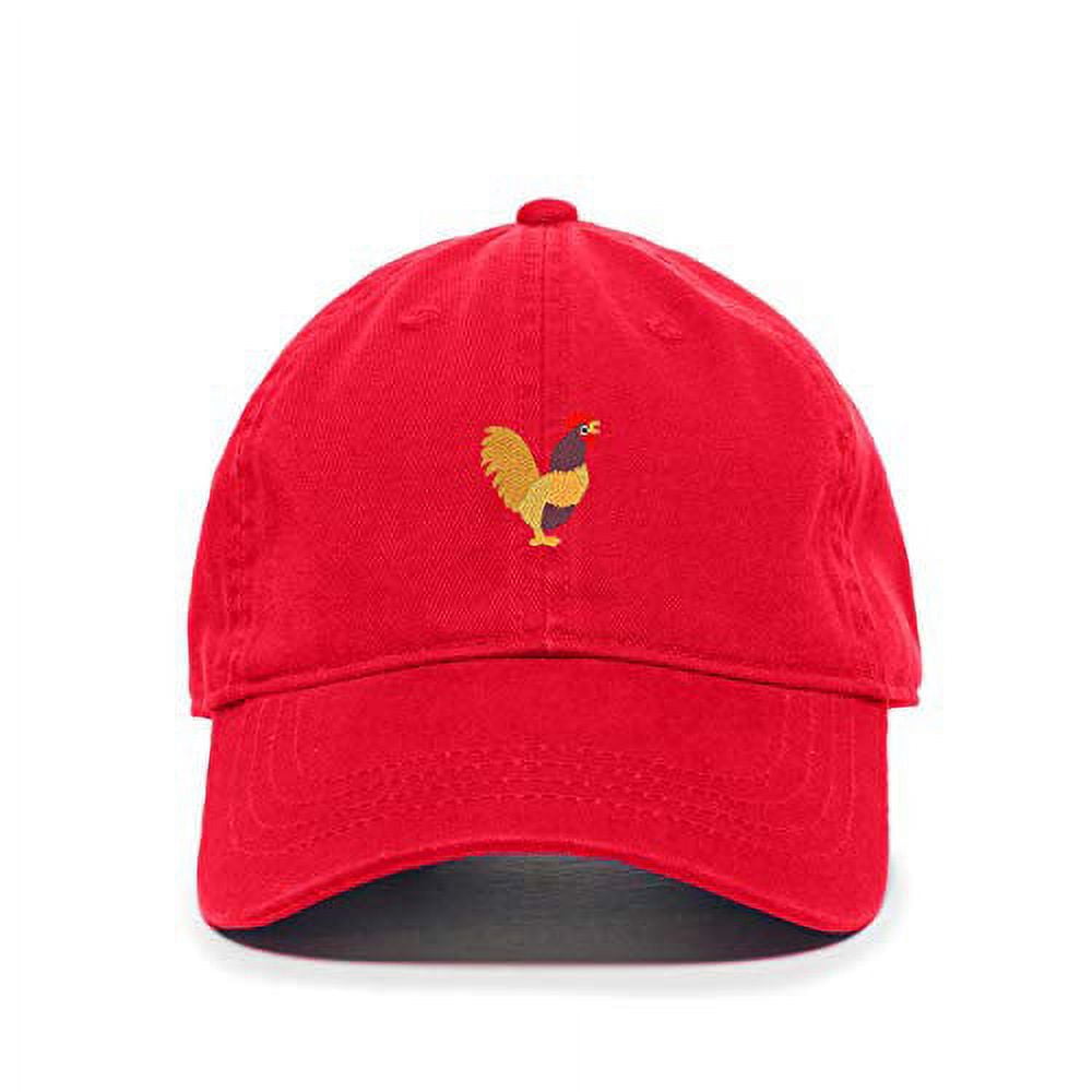 Tech Design Rooster Baseball Cap Embroidered Cotton Adjustable Dad Hat ...