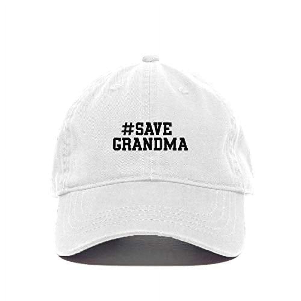 Tech Design Save Grandma Baseball Cap Embroidered Cotton Adjustable Dad ...