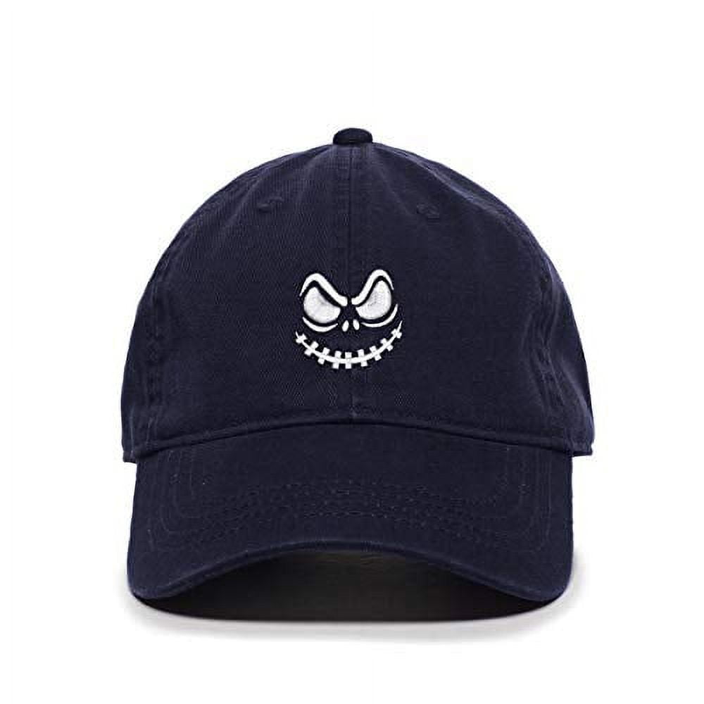 Tech Design Scary Face Halloween Baseball Cap Embroidered Cotton ...