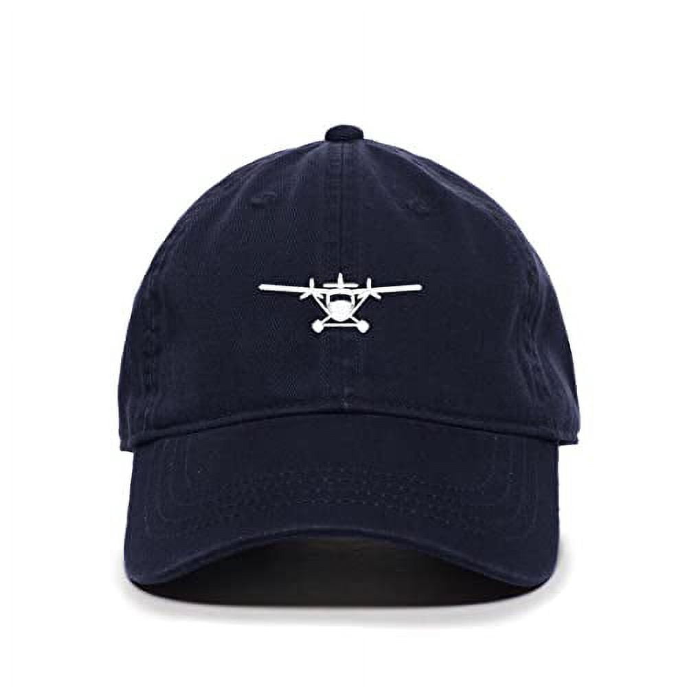Tech Design Sea Plane Baseball Cap Embroidered Cotton Adjustable Dad ...