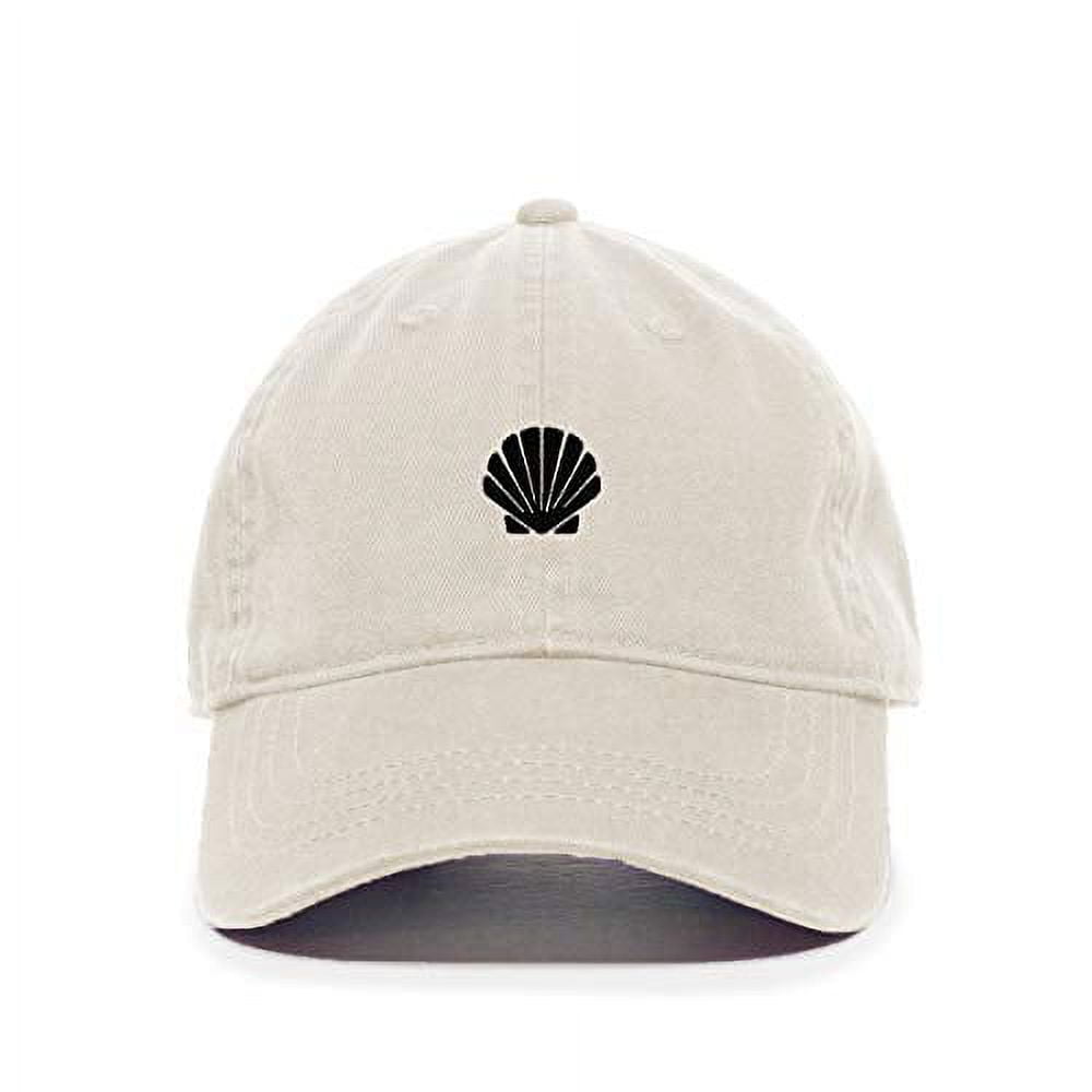 Tech Design Seashell Baseball Cap Embroidered Cotton Adjustable Dad Hat ...