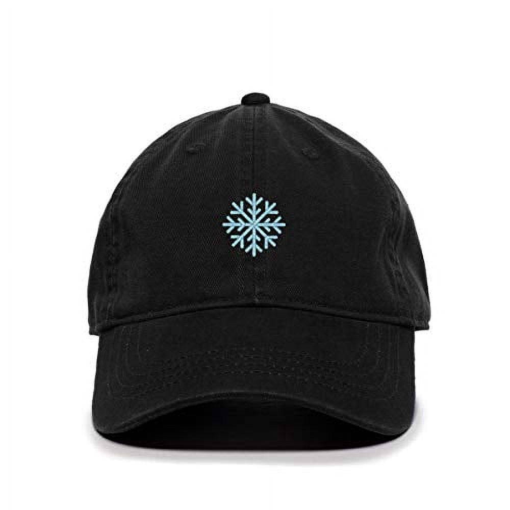 Tech Design Snow Flake Baseball Cap Embroidered Cotton Adjustable Dad ...