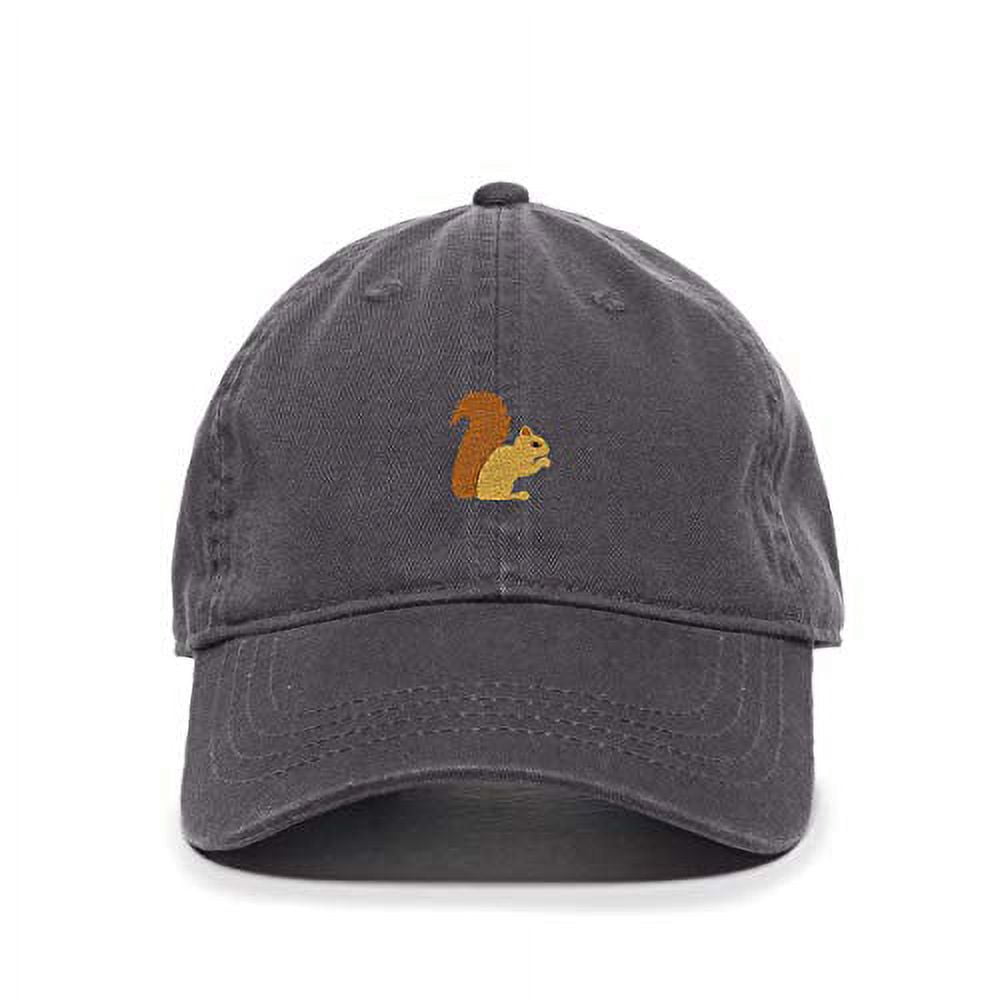 Tech Design Squirrel Baseball Cap Embroidered Cotton Adjustable Dad Hat ...