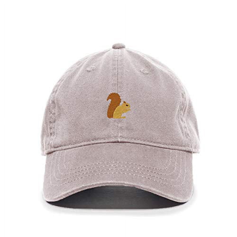 Tech Design Squirrel Baseball Cap Embroidered Cotton Adjustable Dad Hat ...
