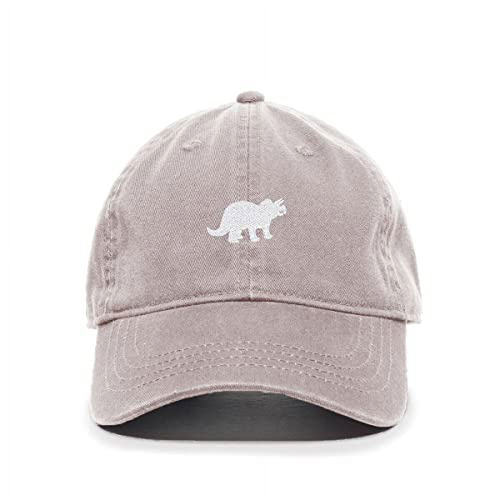 Tech Design Triceratops Dinosaur Baseball Cap Embroidered Cotton ...