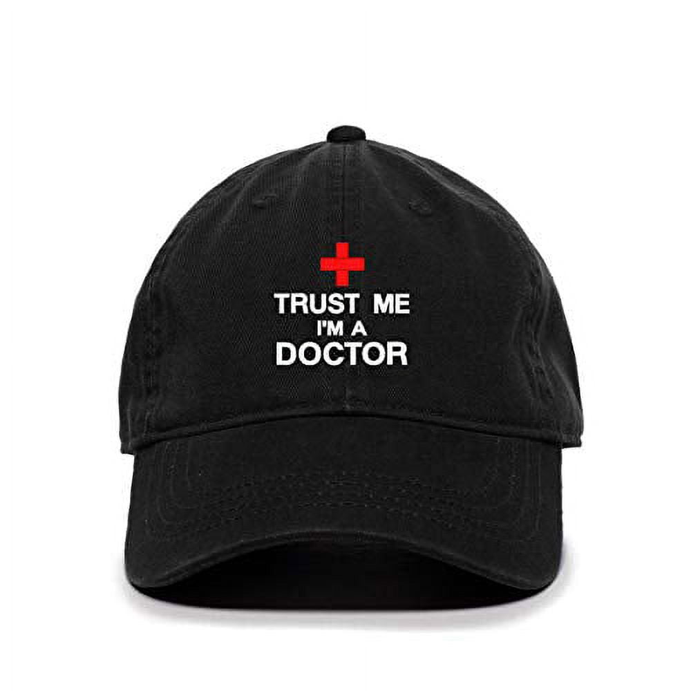 Tech Design Trust Me I'm A Doctor Baseball Cap Embroidered Cotton ...