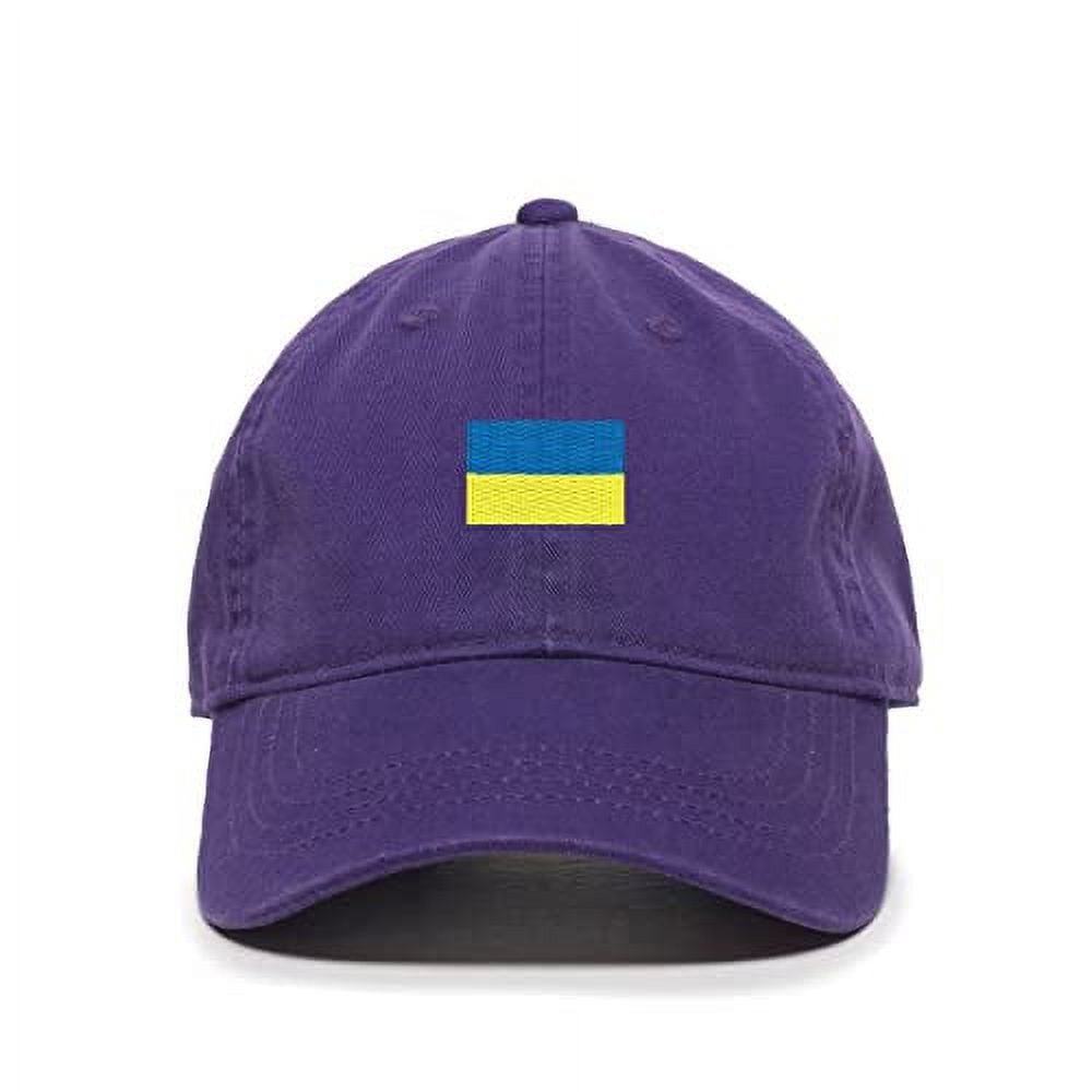 Tech Design Ukraine Flag Baseball Cap Embroidered Cotton Adjustable Dad ...