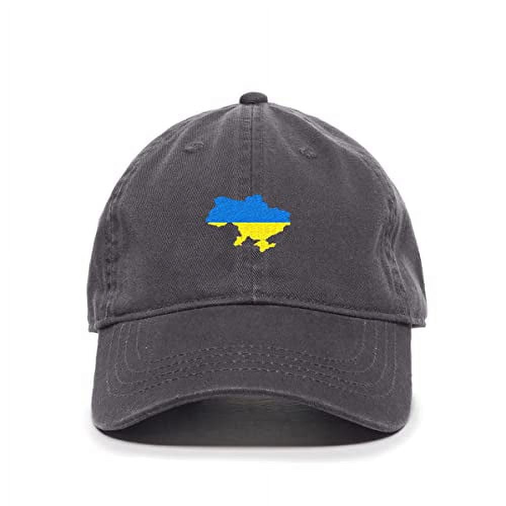 Tech Design Ukraine Map Baseball Cap Embroidered Cotton Adjustable Dad ...