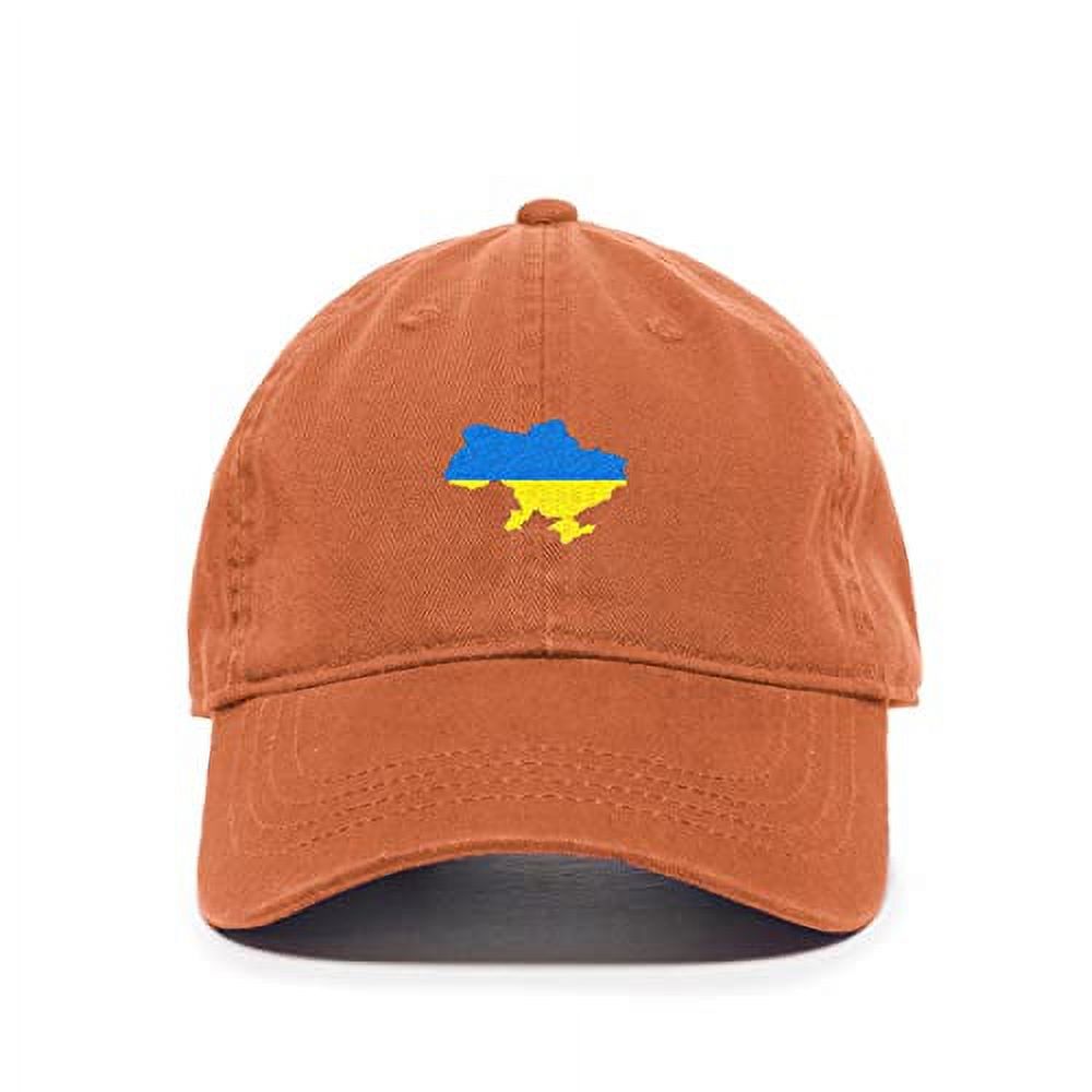Tech Design Ukraine Map Baseball Cap Embroidered Cotton Adjustable Dad ...