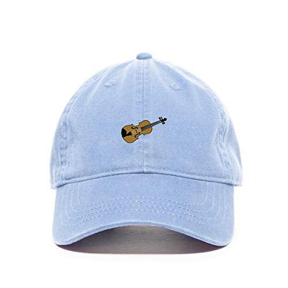 Tech Design Violin Baseball Cap Embroidered Cotton Adjustable Dad Hat ...