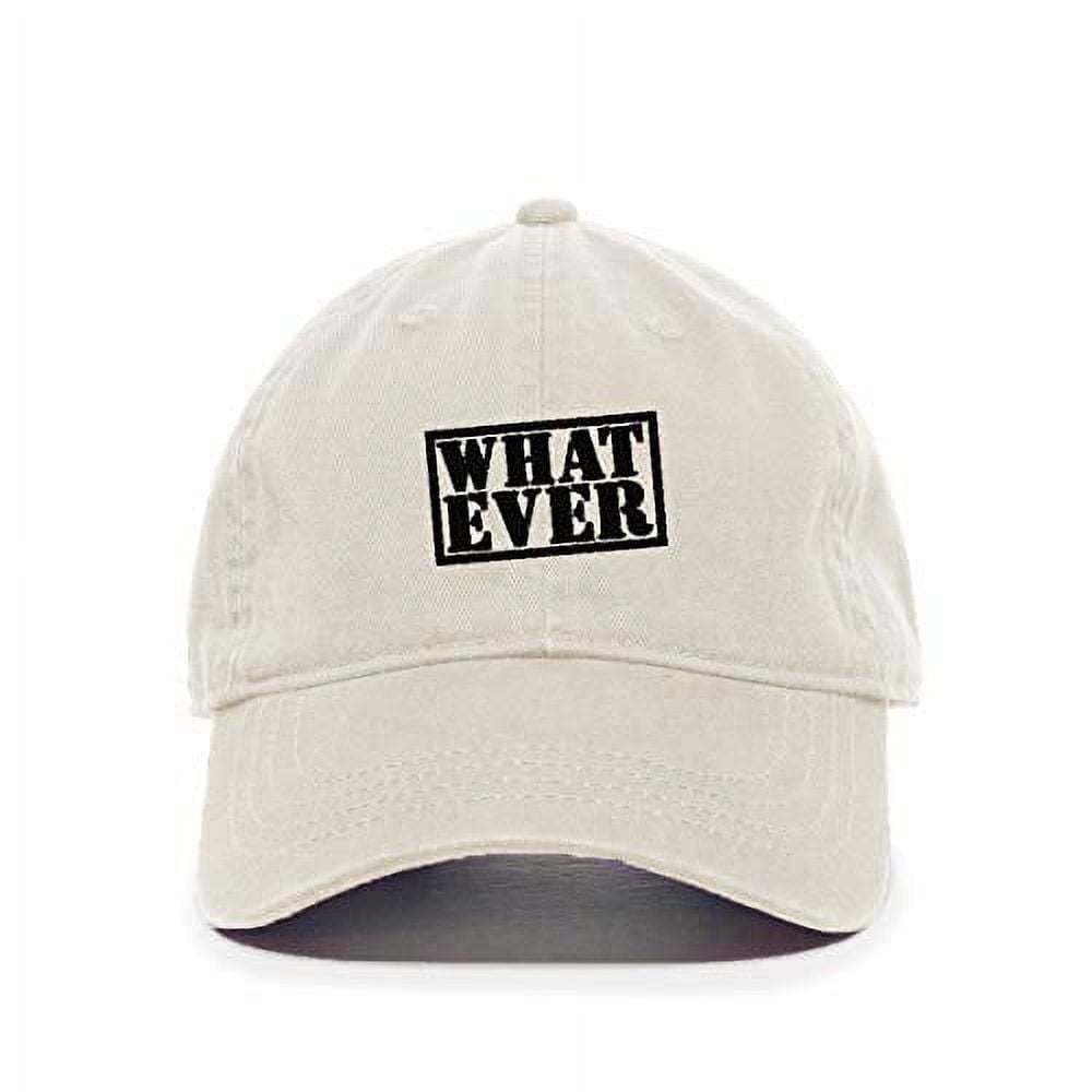 Tech Design Whatever Baseball Cap Embroidered Cotton Adjustable Dad Hat ...