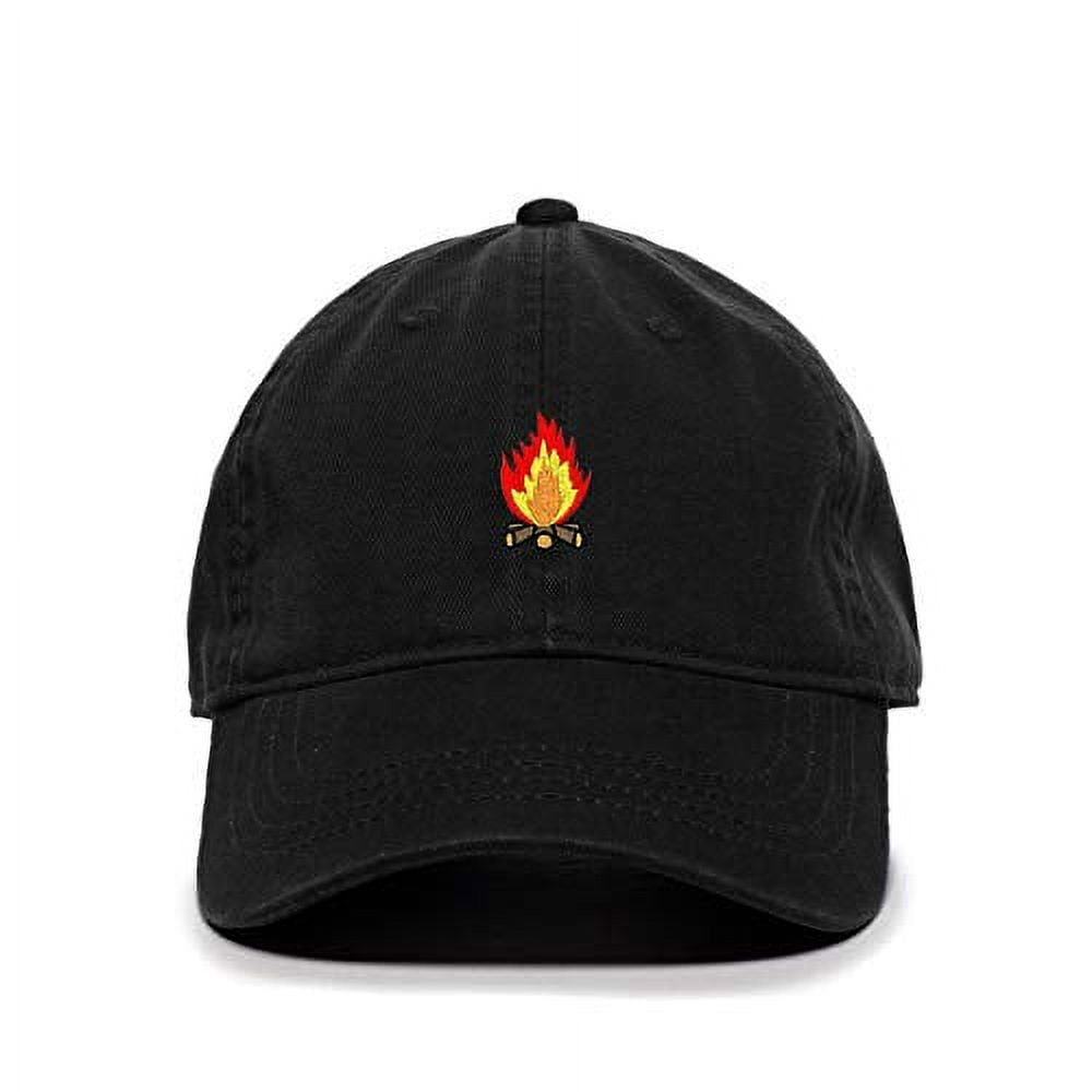 Tech Design Wood Fire Baseball Cap Embroidered Cotton Adjustable Dad ...