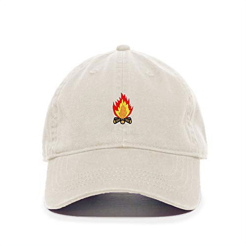 Tech Design Wood Fire Baseball Cap Embroidered Cotton Adjustable Dad ...