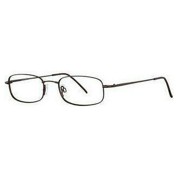 Tech Flex Titanium 1503 Cognac Mens Eyeglass Frames Size 51-19-140 - Walmart.com