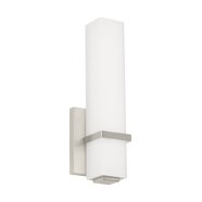 Valetta Integrated LED chip light Chrome Wall Sconce Clear Royal Cut ...