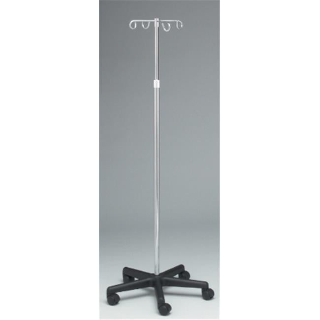 Tech Med IV Stand with 4 Hook & 5 Leg Base - Walmart.com