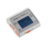 Tech Tools Shake-N-Wake Silent Vibrating Alarm Clock, White, Wristwatch ...