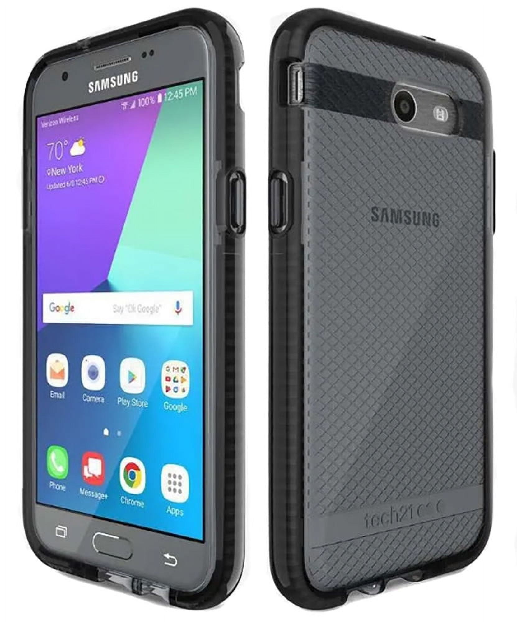 Tech21 Black Smoke EVO Check Anti-Shock Case TPU Cover for Samsung ...