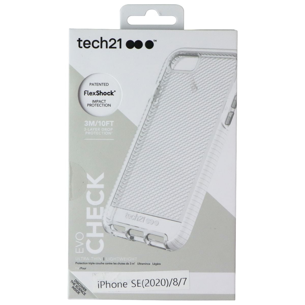 Tech21 Evo Check Series Flexible Gel Case Cover Apple iPhone 8 7 ...