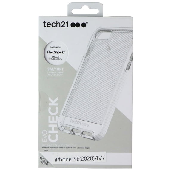 Tech21 Evo Check Series Flexible Gel Case Cover Apple iPhone 8 7 ...