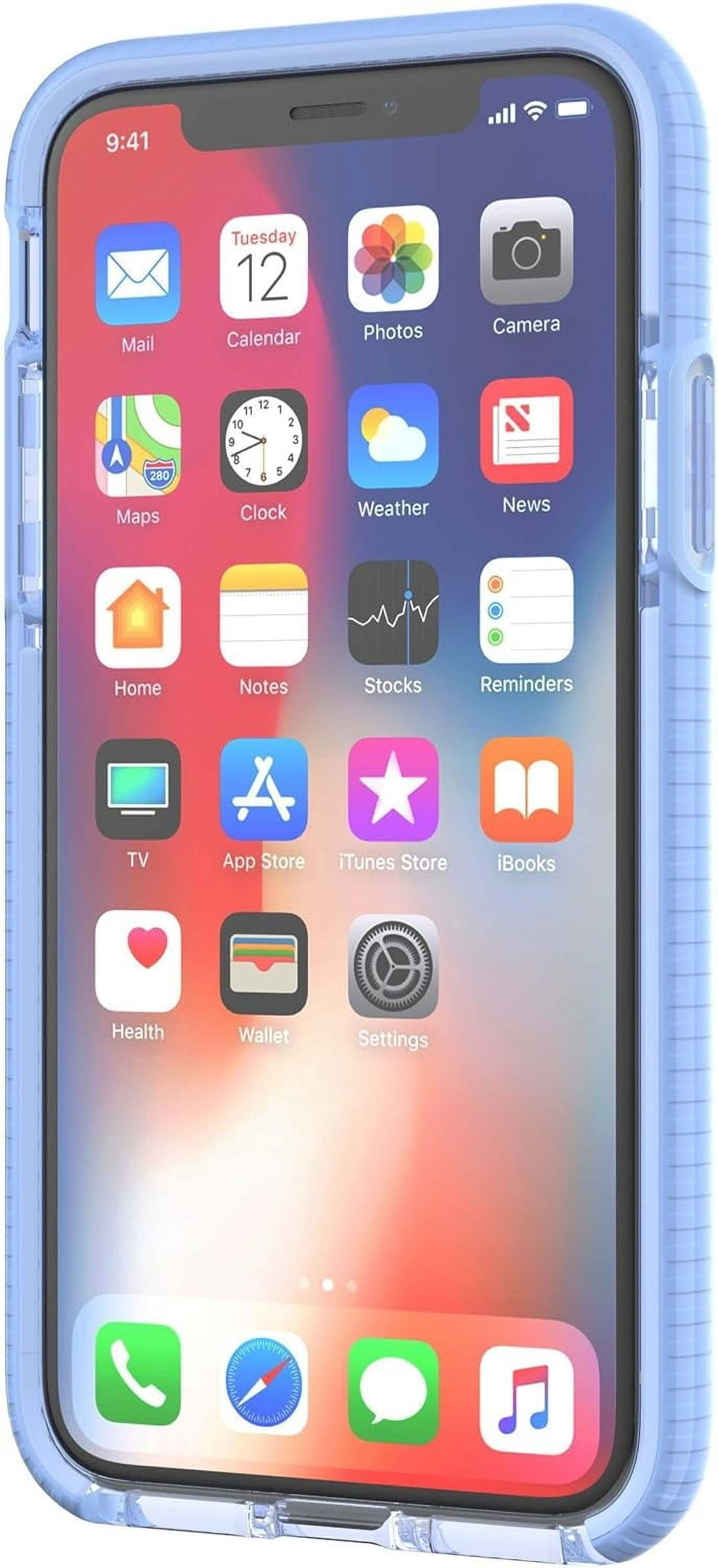 Tech21 Evo Mesh Phone Case for Apple iPhone X and Xs - Lilac Blue ...