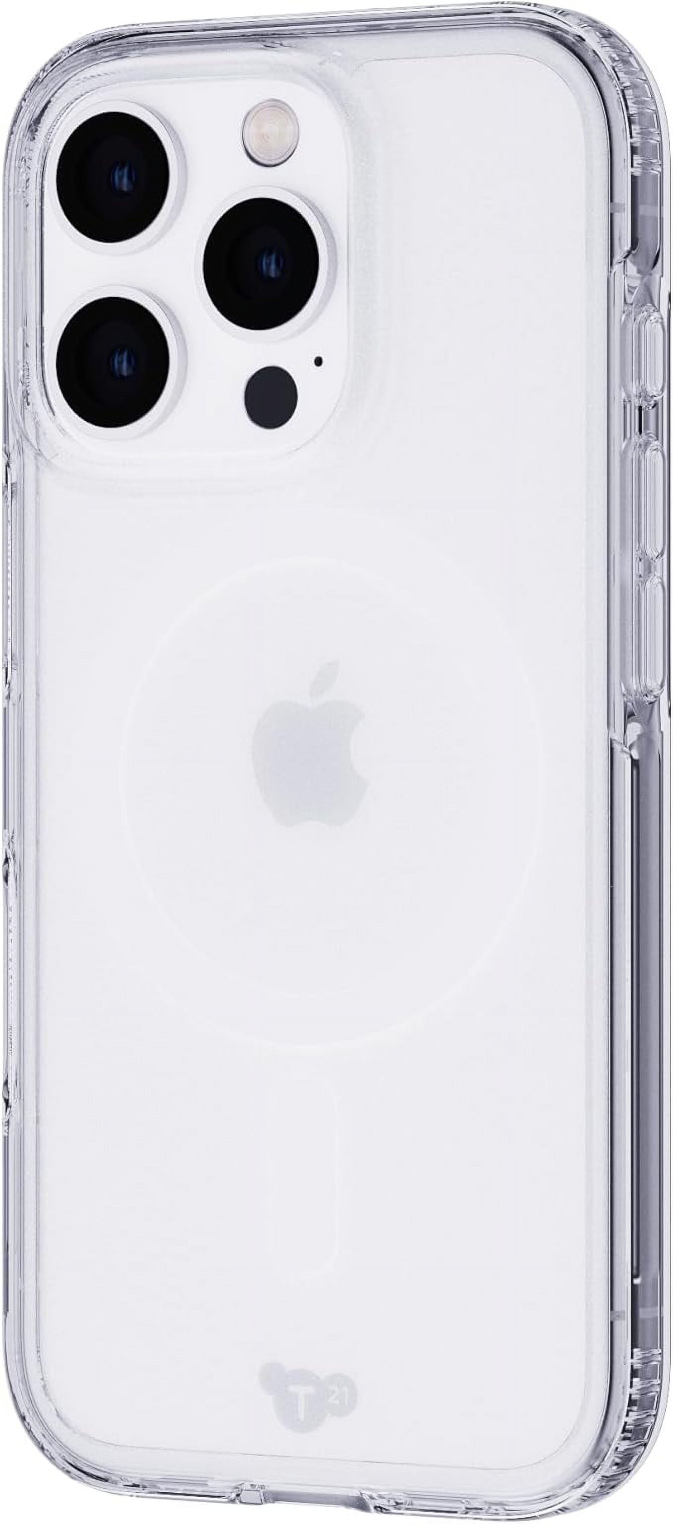 Tech21 EvoClear for iPhone 16 Pro Compatible with MagSafe - Impact Protection Case - in Clear ...
