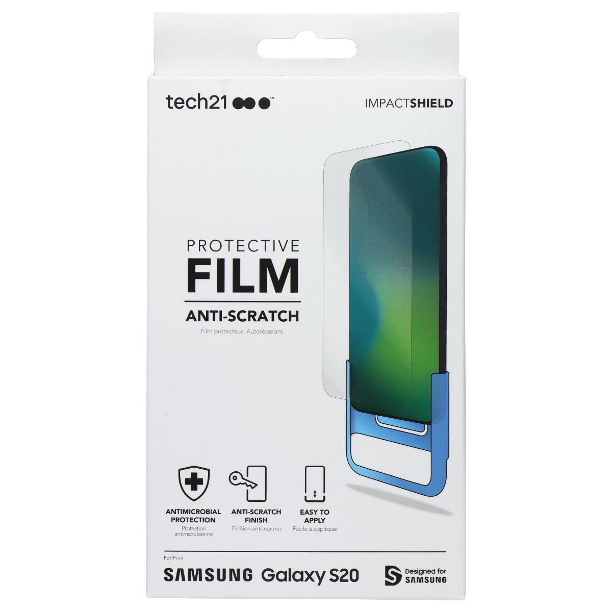 Tech21 Impact Shield Protective Film for Samsung Galaxy S20 - Walmart.com