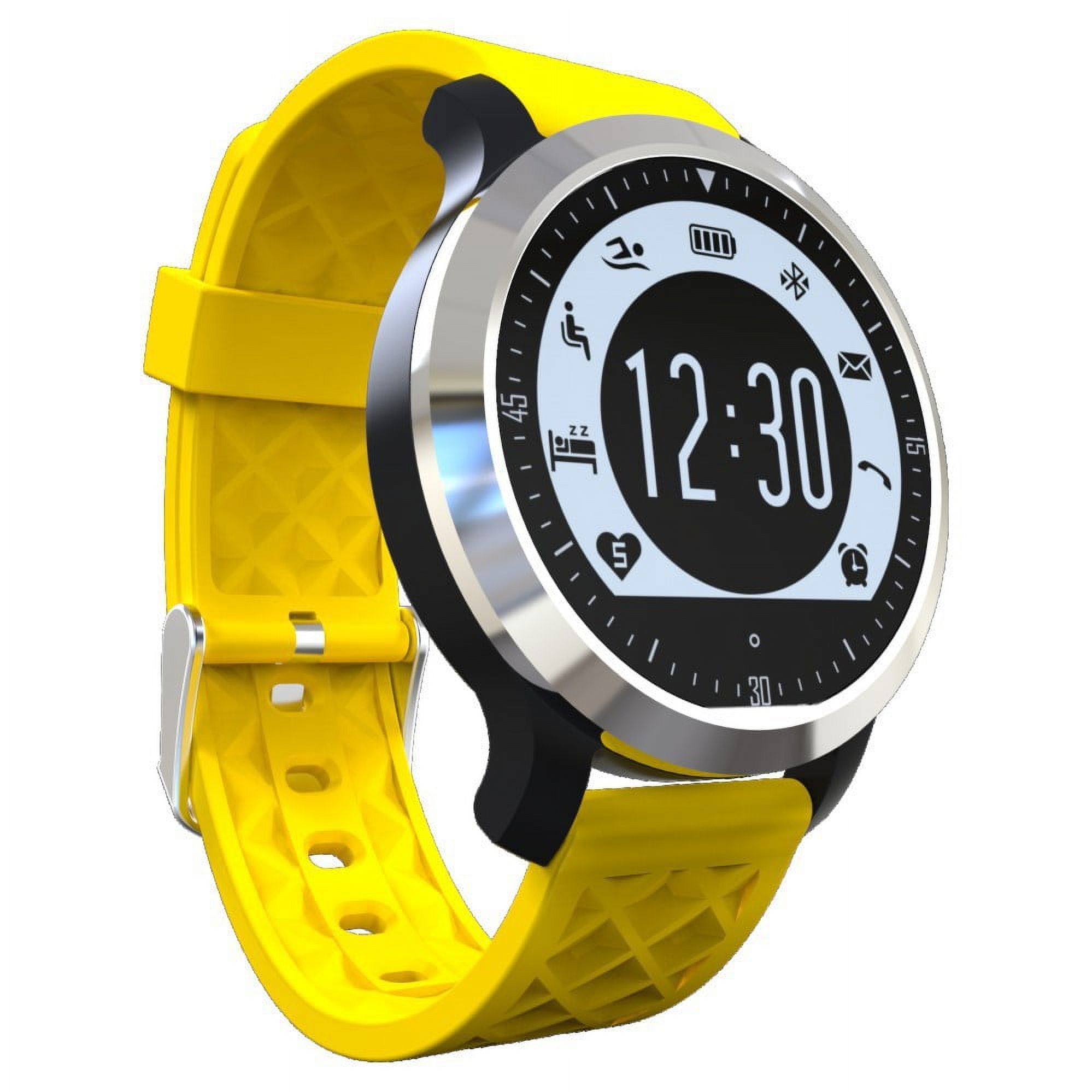 TechComm F69 Water Resistant Smartwatch & Fitness Activity Tracker With ...