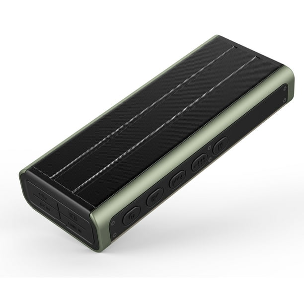 TechComm OV-C4 Water Resistant Bluetooth Speaker/Power Bank with LED ...