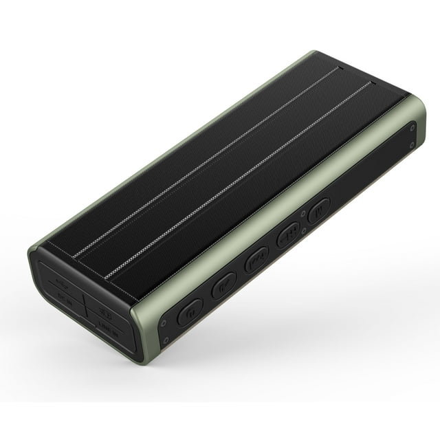 TechComm OV-C4 Water Resistant Bluetooth Speaker/Power Bank with LED ...