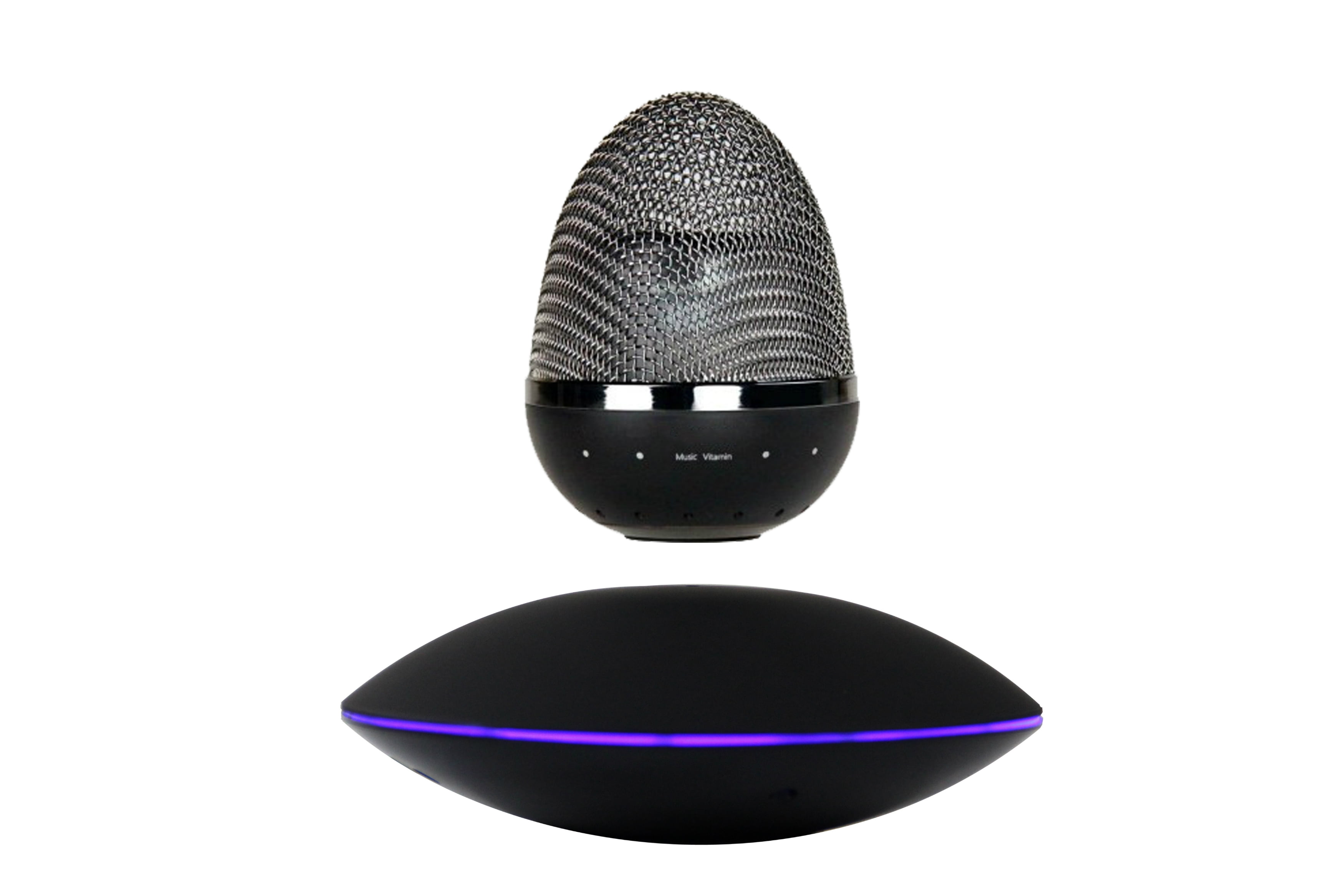 TechComm WA-01 Magnetic Levitating Bluetooth Speaker with LED Lighting ...
