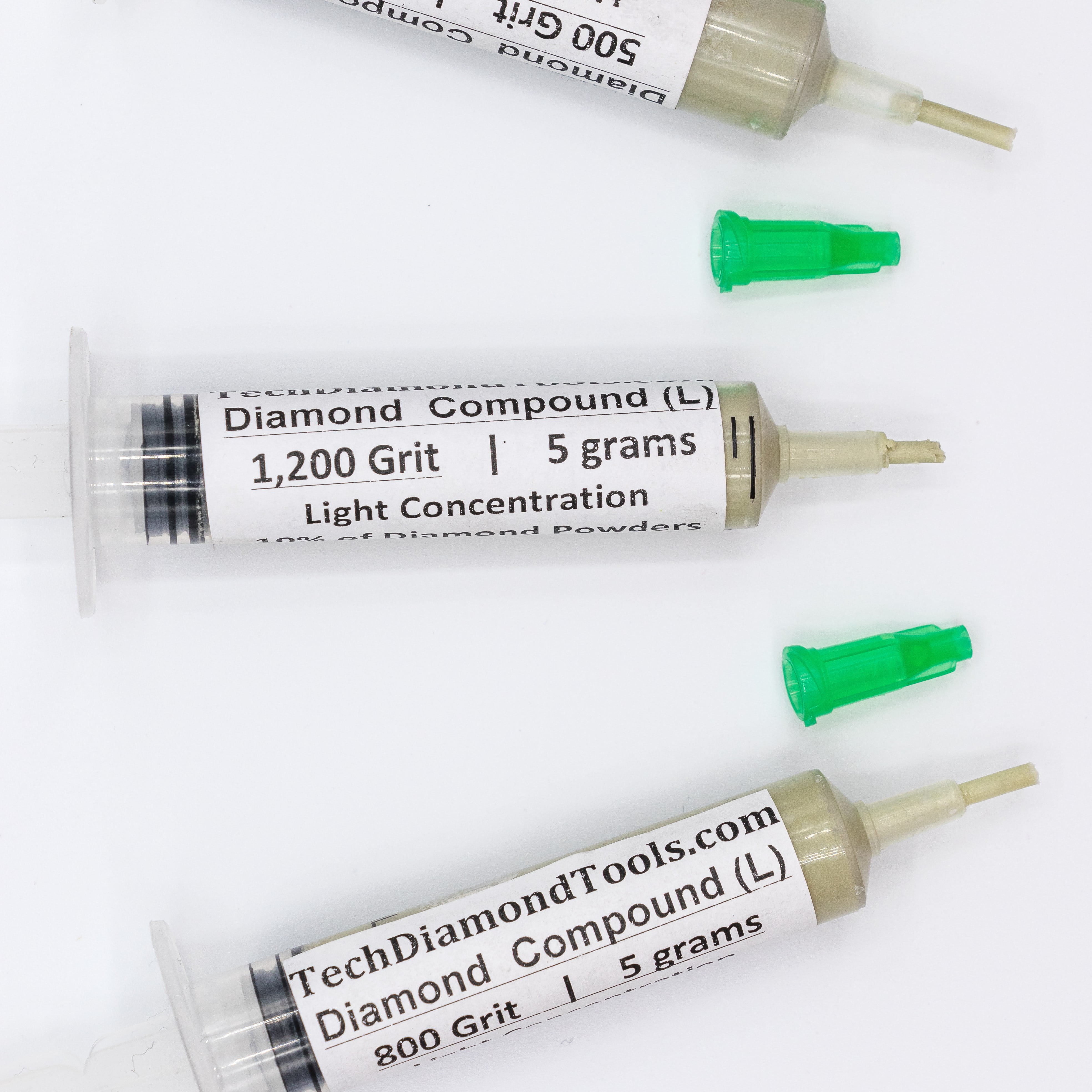 TechDiamondTools Diamond Lapping Paste Set of 3 Syringes X 5 Grams (L ...