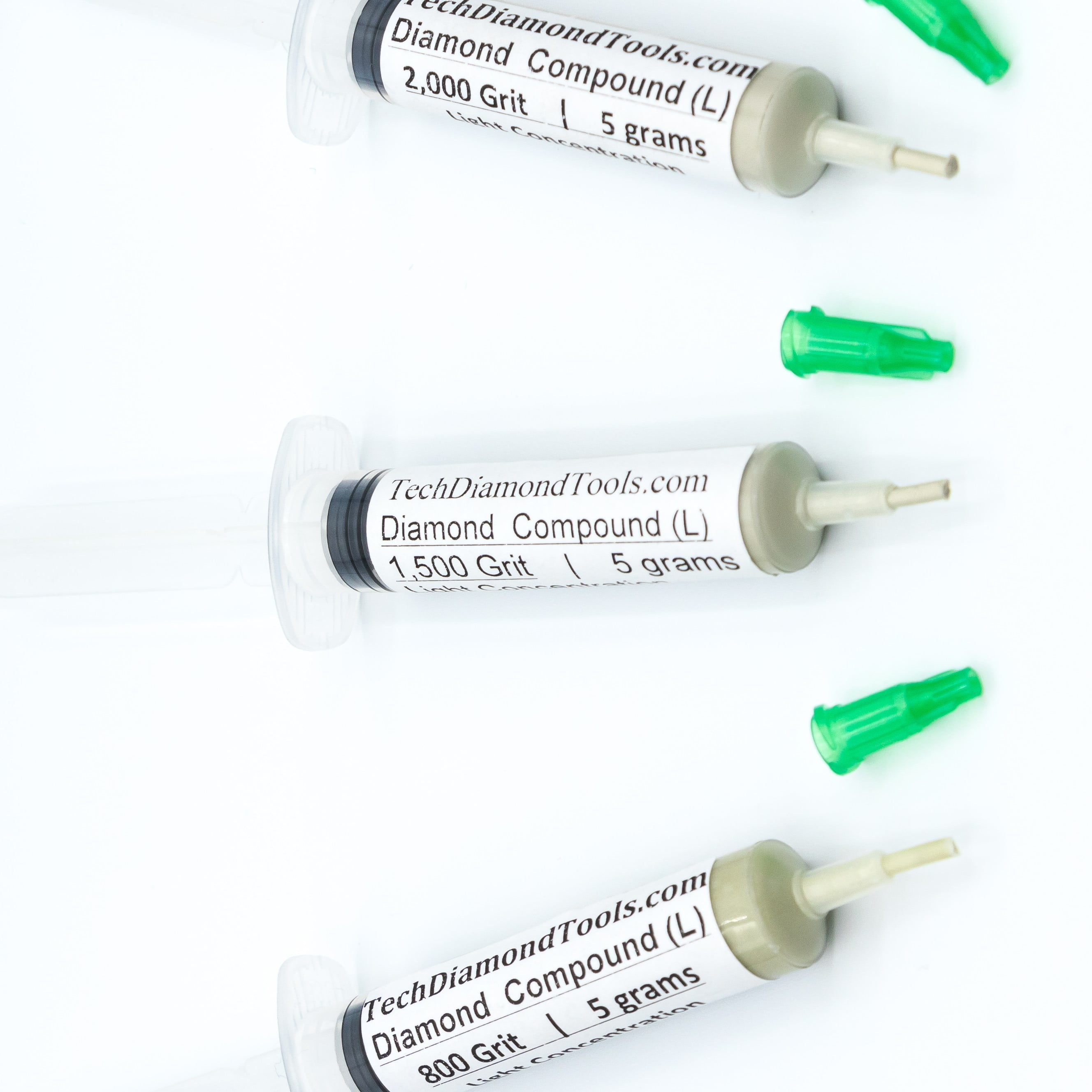 TechDiamondTools Diamond Lapping Paste Set of 3 Syringes X 5 Grams (L ...
